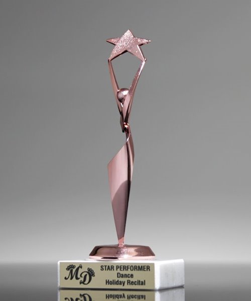 Star Achiever Pink Trophy | Edco Awards