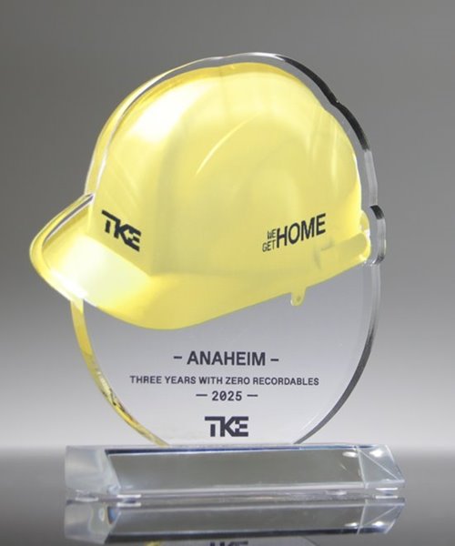 Construction Hard Hat Award | Edco Awards