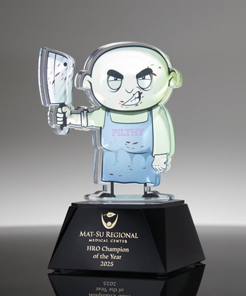 Custom Acryli-Glass Logo Award | Edco Awards