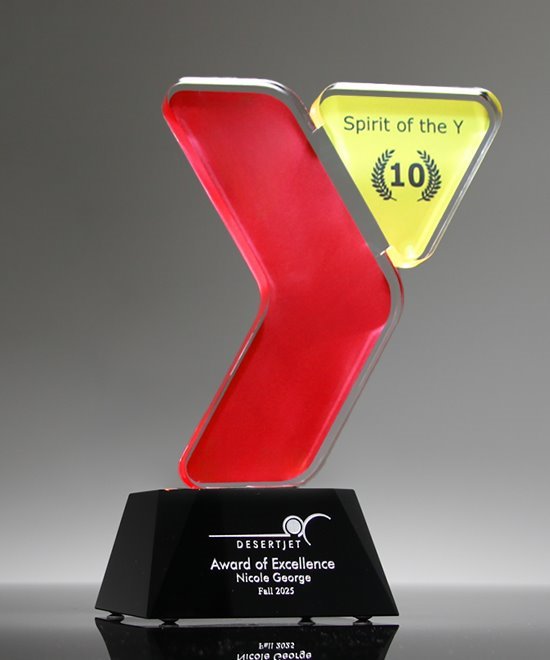 Custom Acryli-Glass Logo Award | Edco Awards