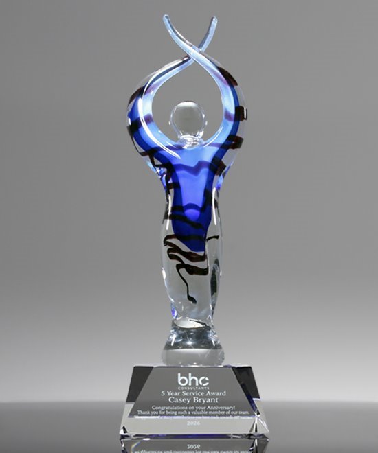 Achievement Ovation Art Glass Award | Edco Awards