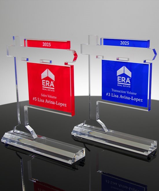 Acrylic Real Estate Sign Trophy | Edco Awards