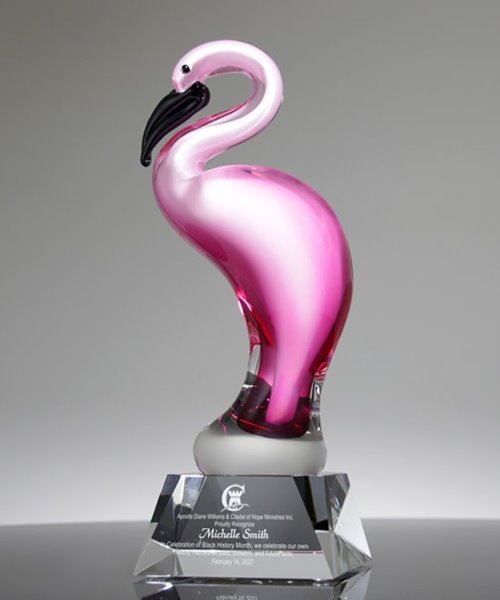 Crystal Flamingo Trophy | Edco Awards