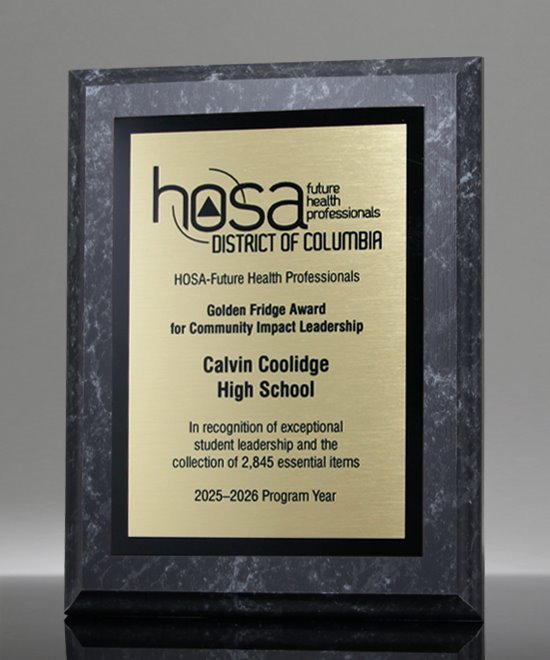 Graystone Gold Plaque | Engraved Award | Edco Awards