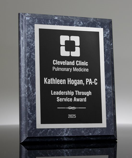 Graystone Silver Laser Plaque | Engraved Award | Edco Awards