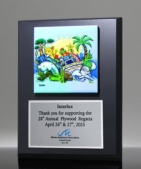 Ceramic Tile Plaque Award | Full Color | Edco Awards