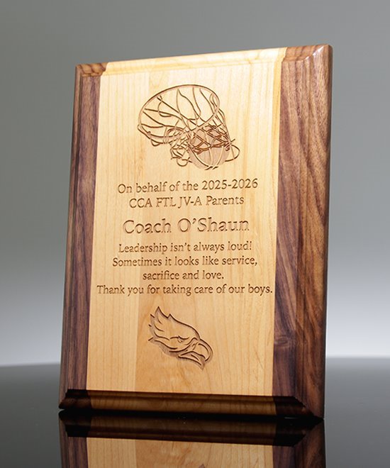 Red Alder Plus Plaque | Edco Awards