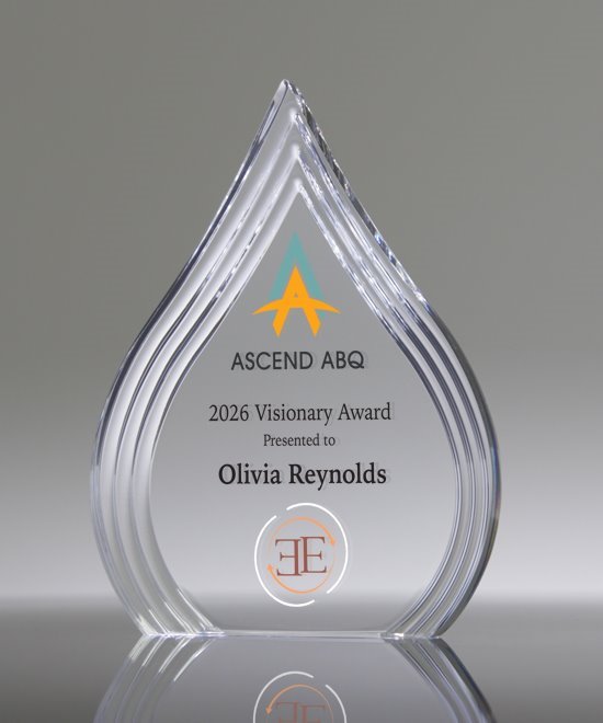 Halo Droplet Full Color Acrylic Award | Edco Awards