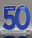 Number 50 Acrylic Award | Edco Awards